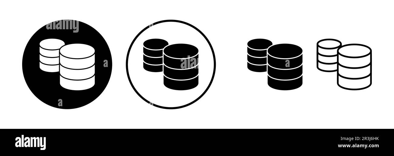 Database Icon Vector Server Icon Storage Stock Vector Image And Art Alamy