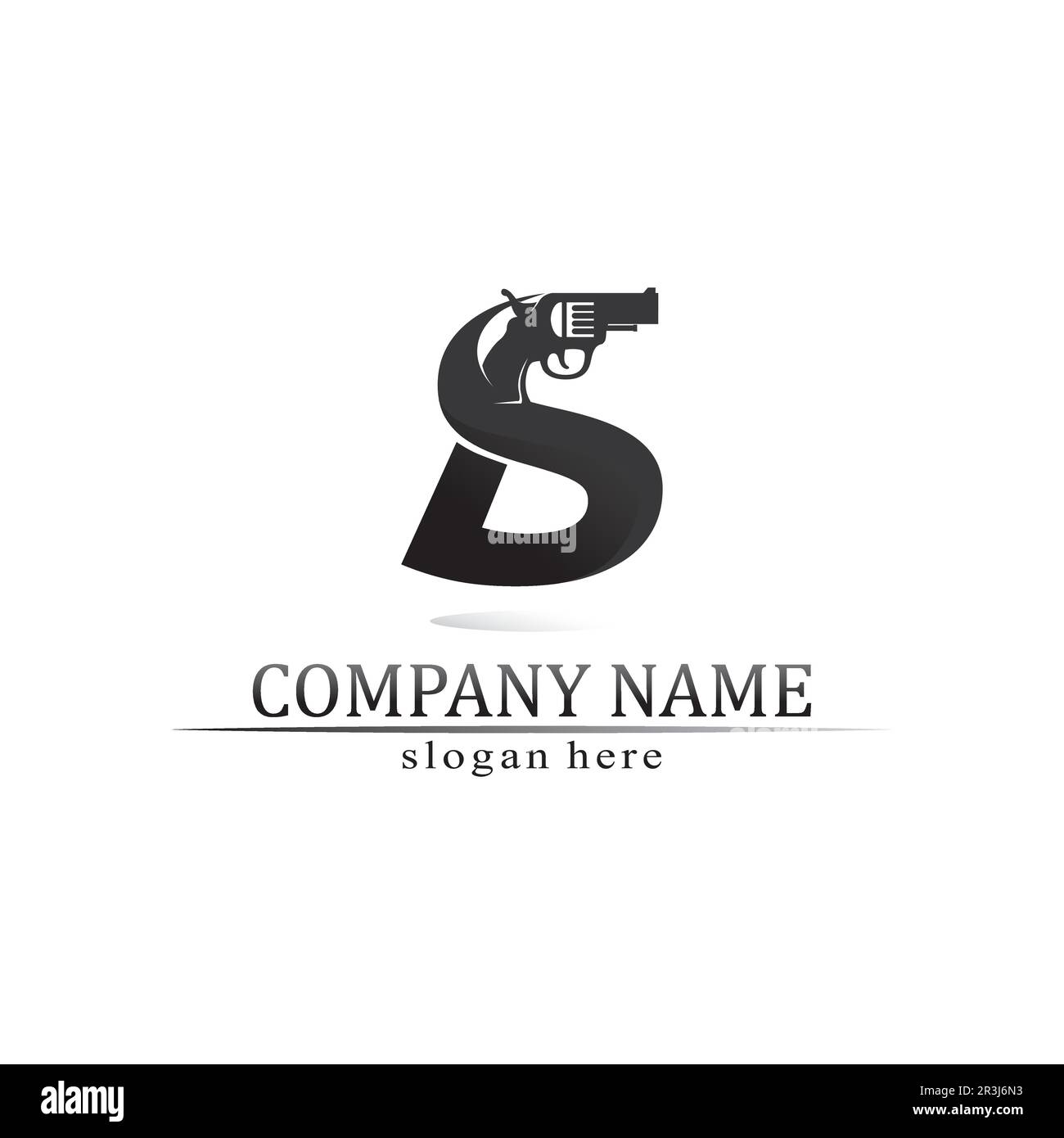 Gun logo and Army soldier sniper shot vector Design Illustration ...