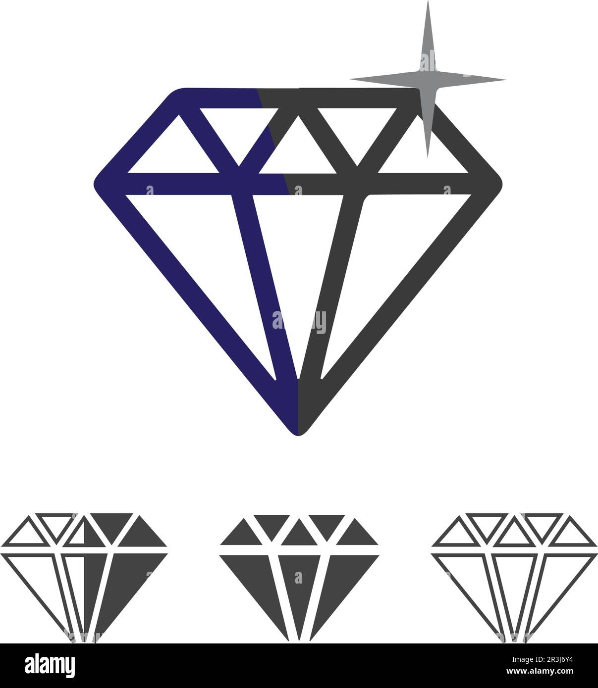Diamond and Jewel design vector Logo Template symbol Stock Vector Image ...