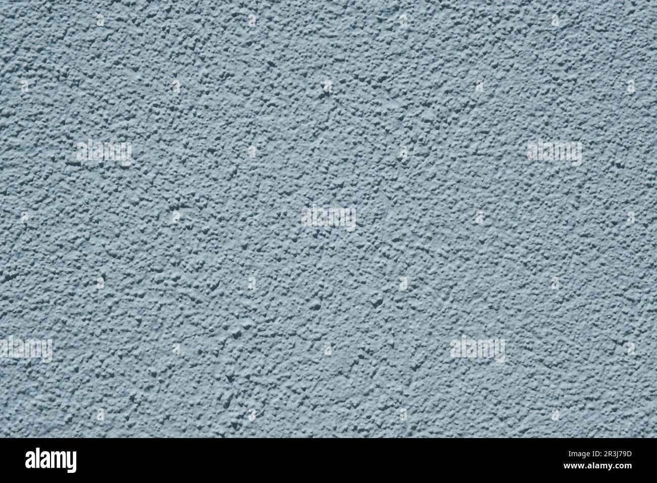 Surface with blue rough plaster Stock Photo - Alamy
