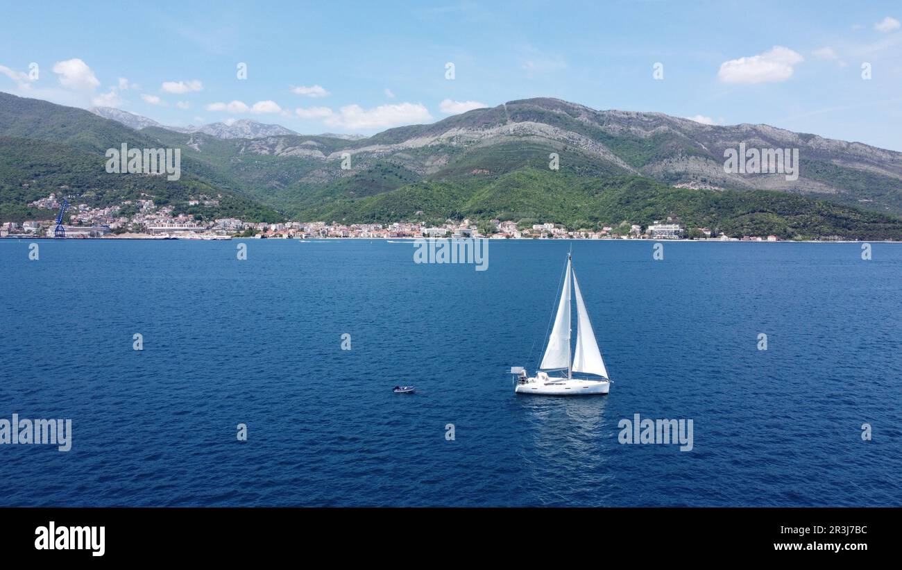 Beneteau sailing montenegro hi-res stock photography and images - Alamy