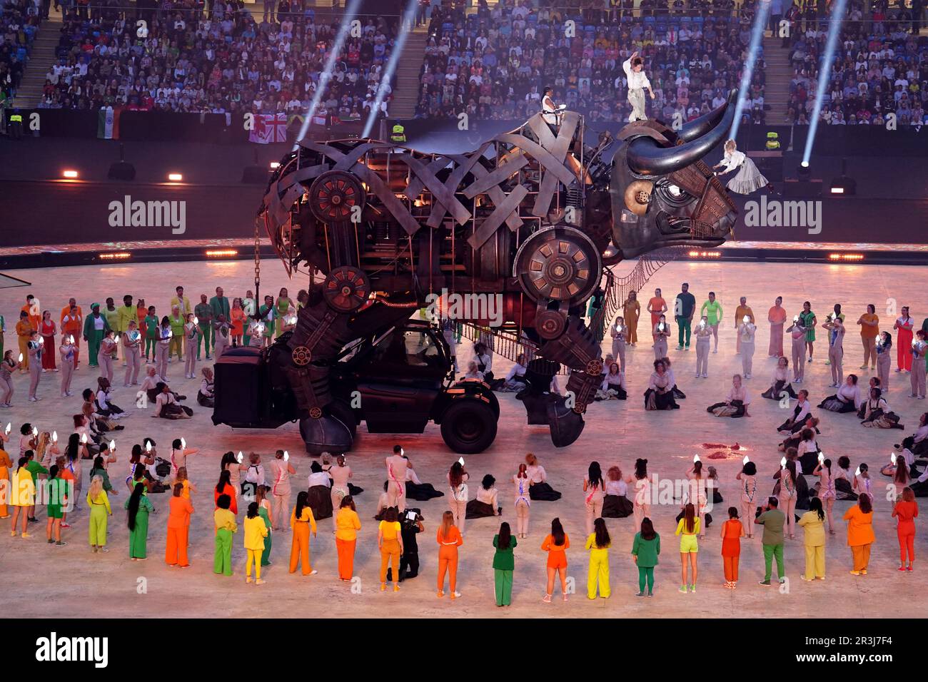 File photo dated 28/7/2022 of Raging Bull during the opening ceremony ...