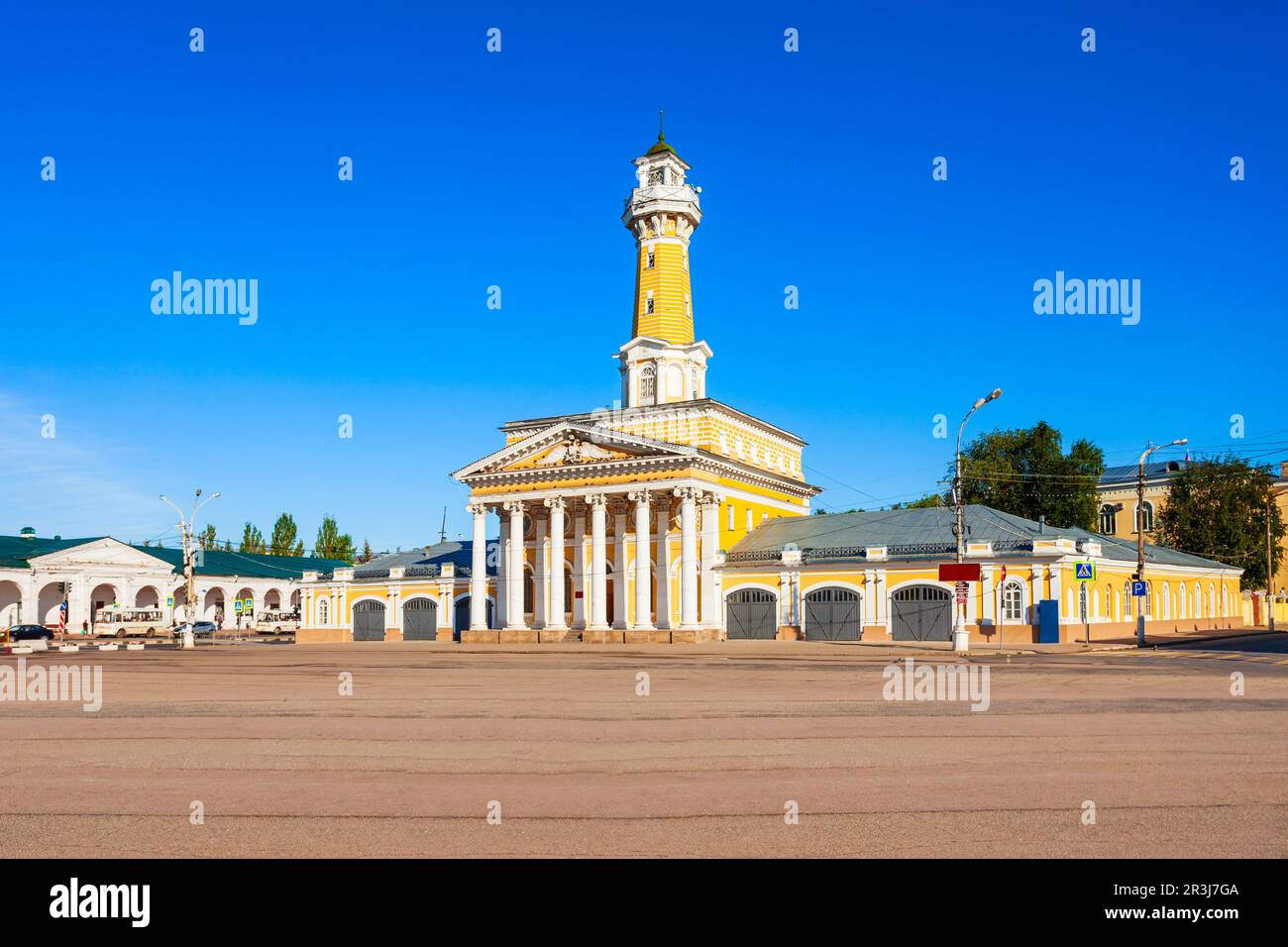 Fire observation watchtower or watch tower at the Susaninskaya main ...