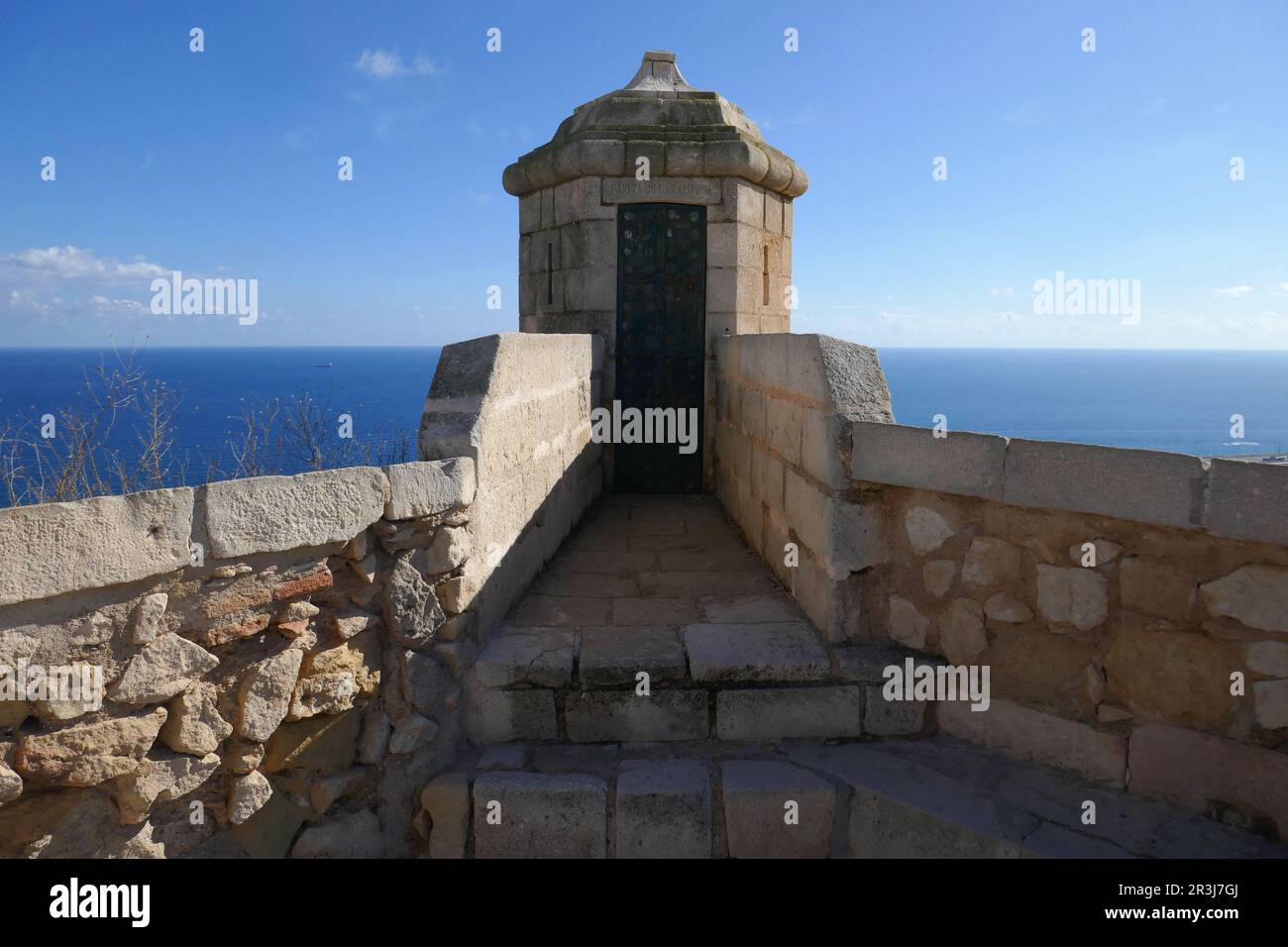 Castillo de Santa BÃ¡rbara in Alicante Stock Photo - Alamy