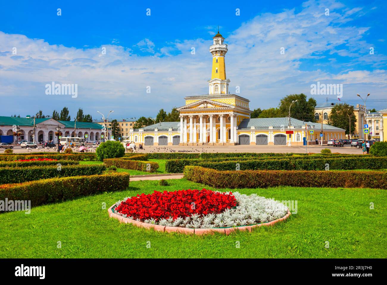 Fire observation watchtower or watch tower at the Susaninskaya main ...