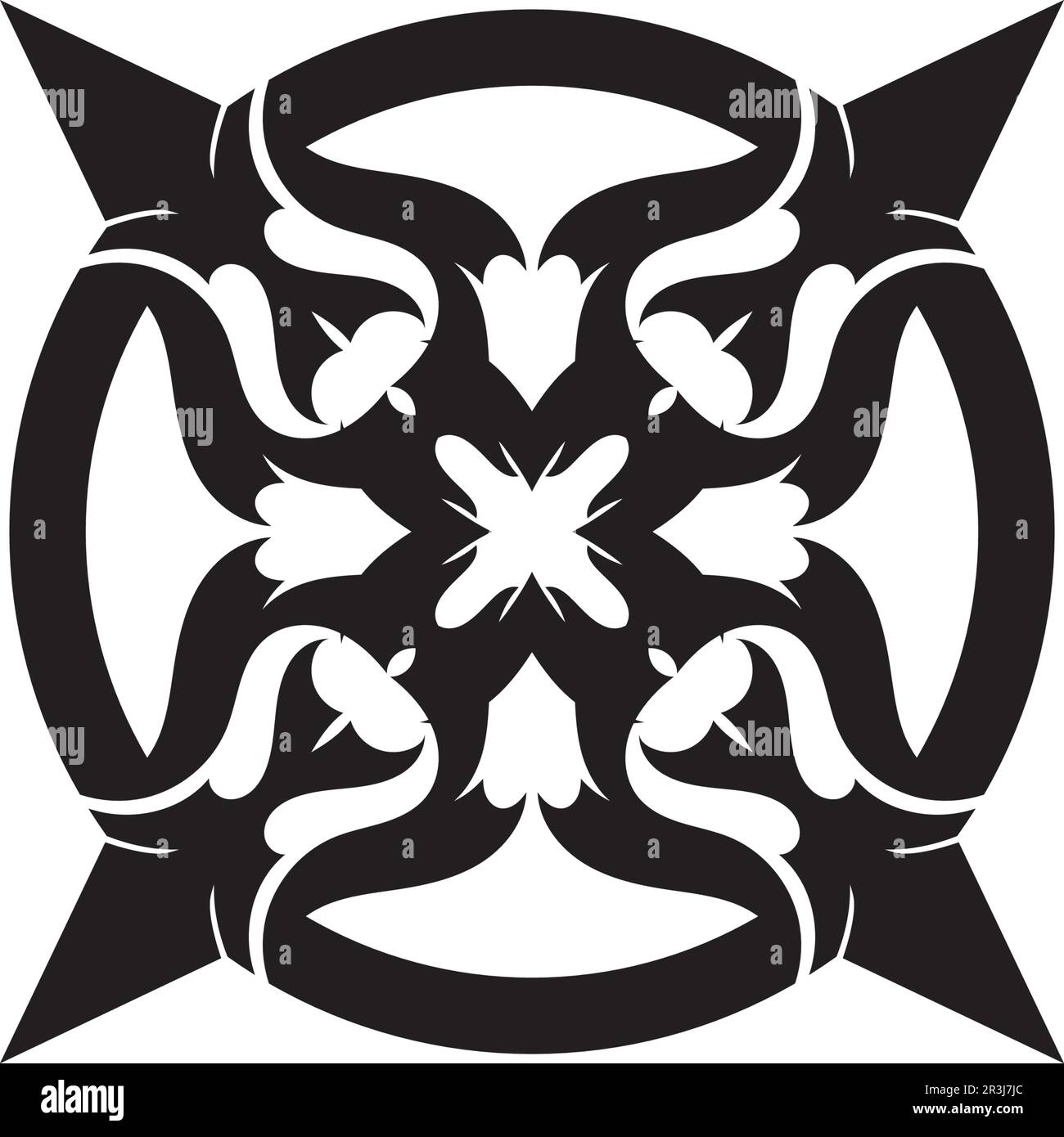 Vector illustration creative process Black and White Stock Photos ...