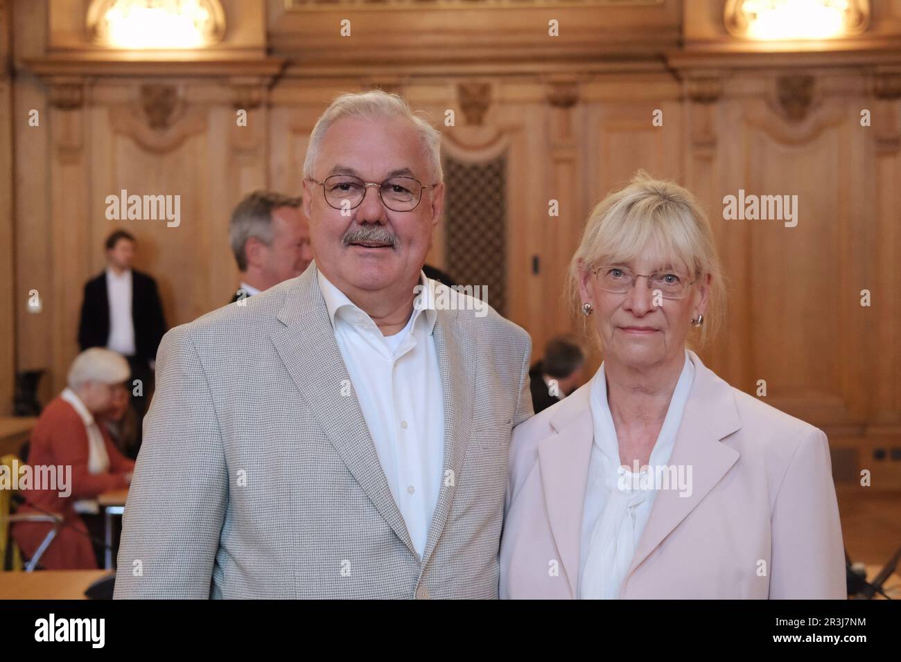 Leipzig, Germany. 24th May, 2023. Susanne and Jörg Heppert, Tübingen ...