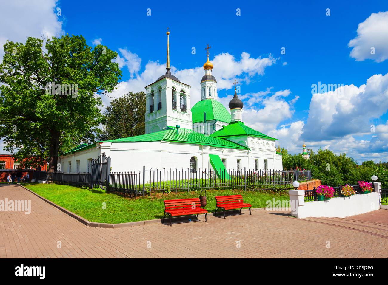 Transfiguration Church and Church of St. Nicholas in the centre of ...