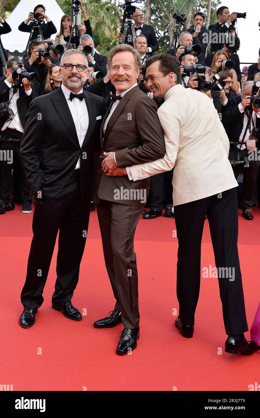 Steve Carell, Bryan Cranston and Rupert Friend attend the premiere of ...