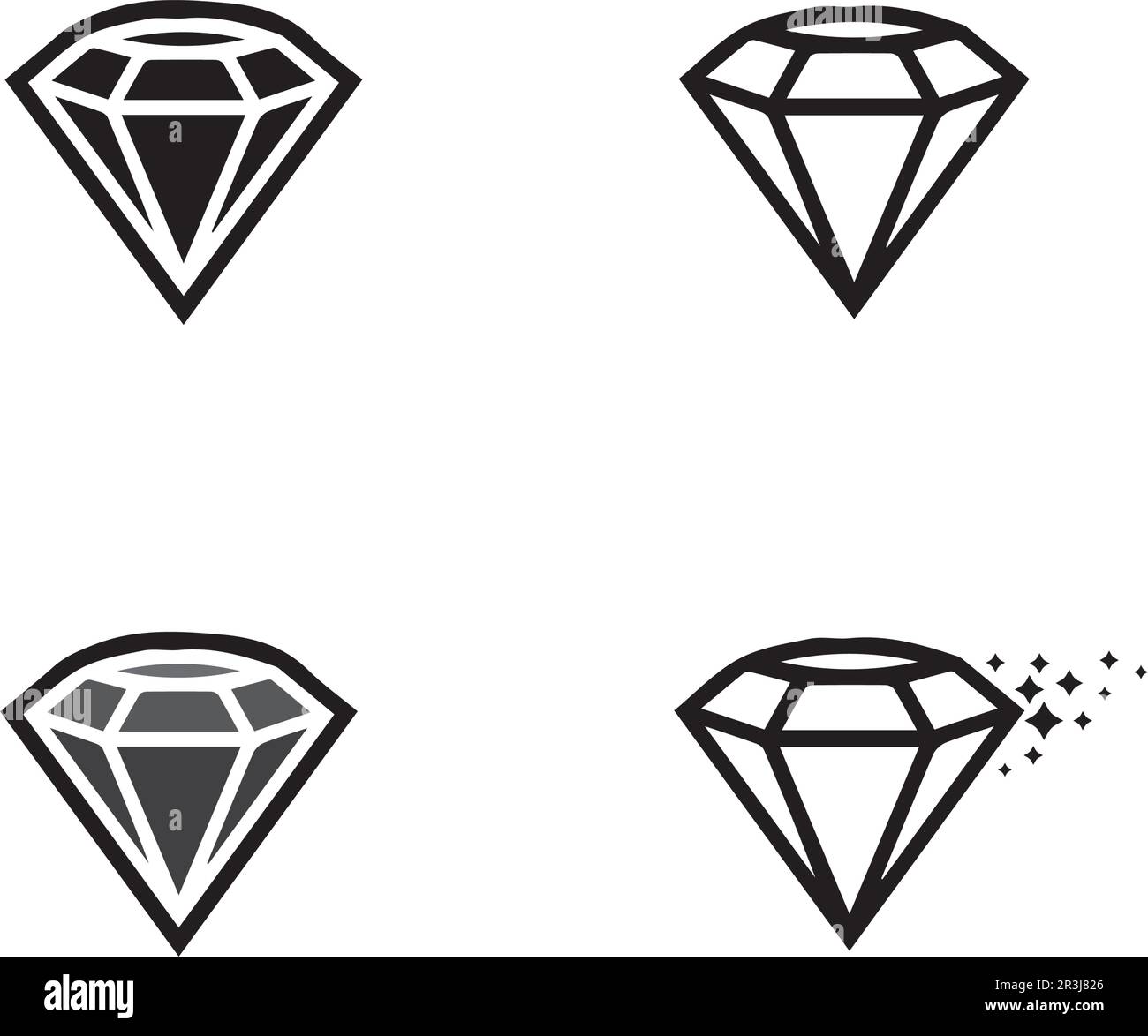 Diamond and Jewel design vector Logo Template symbol Stock Vector Image ...