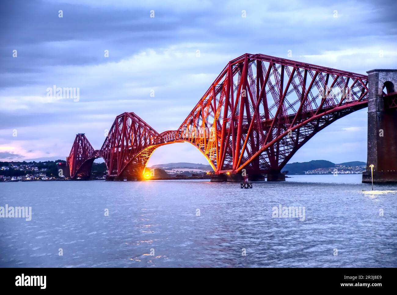 Edinburgh, South Queensferry, Forth Bridge, Scotland, Great Britain ...