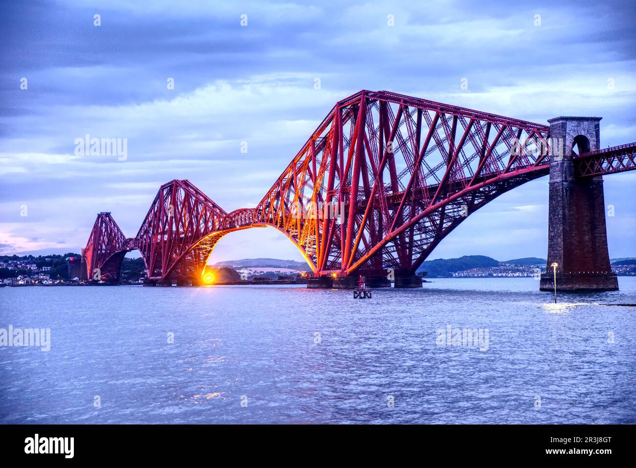 Edinburgh, South Queensferry, Forth Bridge, Scotland, Great Britain ...