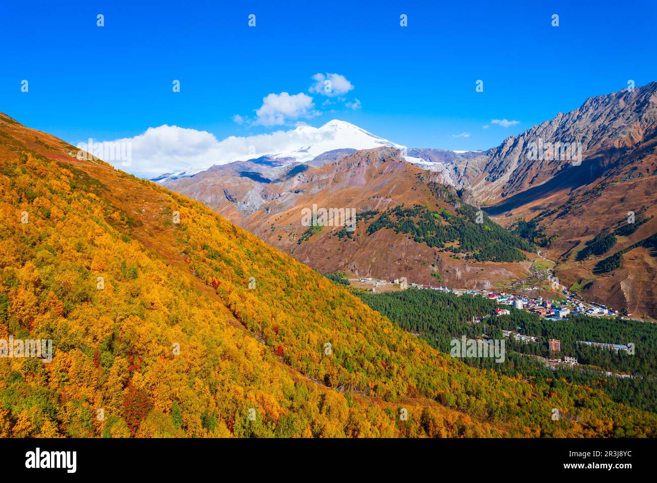 Mount Elbrus is the highest and most prominent mountain peak in Russia ...