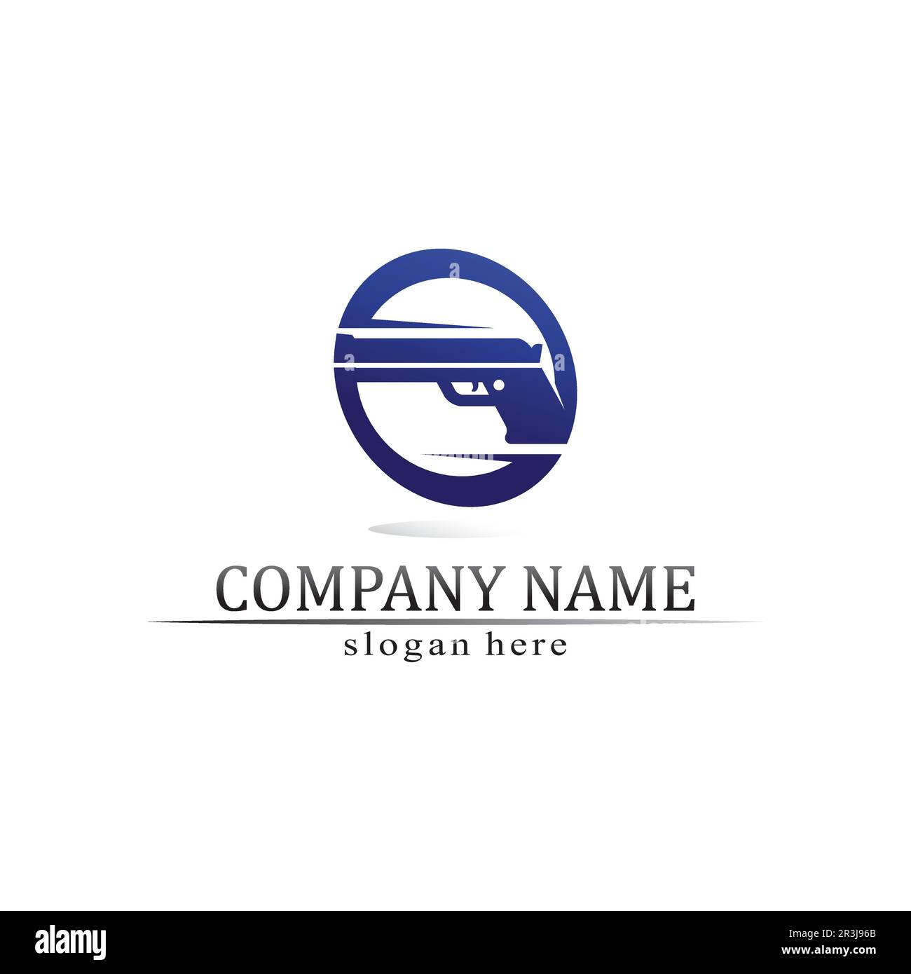 Gun logo and Army soldier sniper shot vector Design Illustration ...