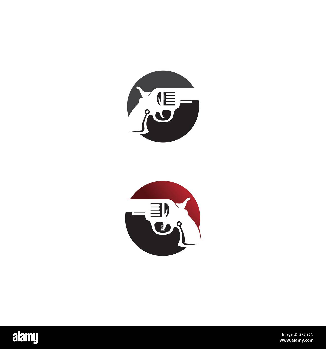 Gun logo and Army soldier sniper shot vector Design Illustration ...