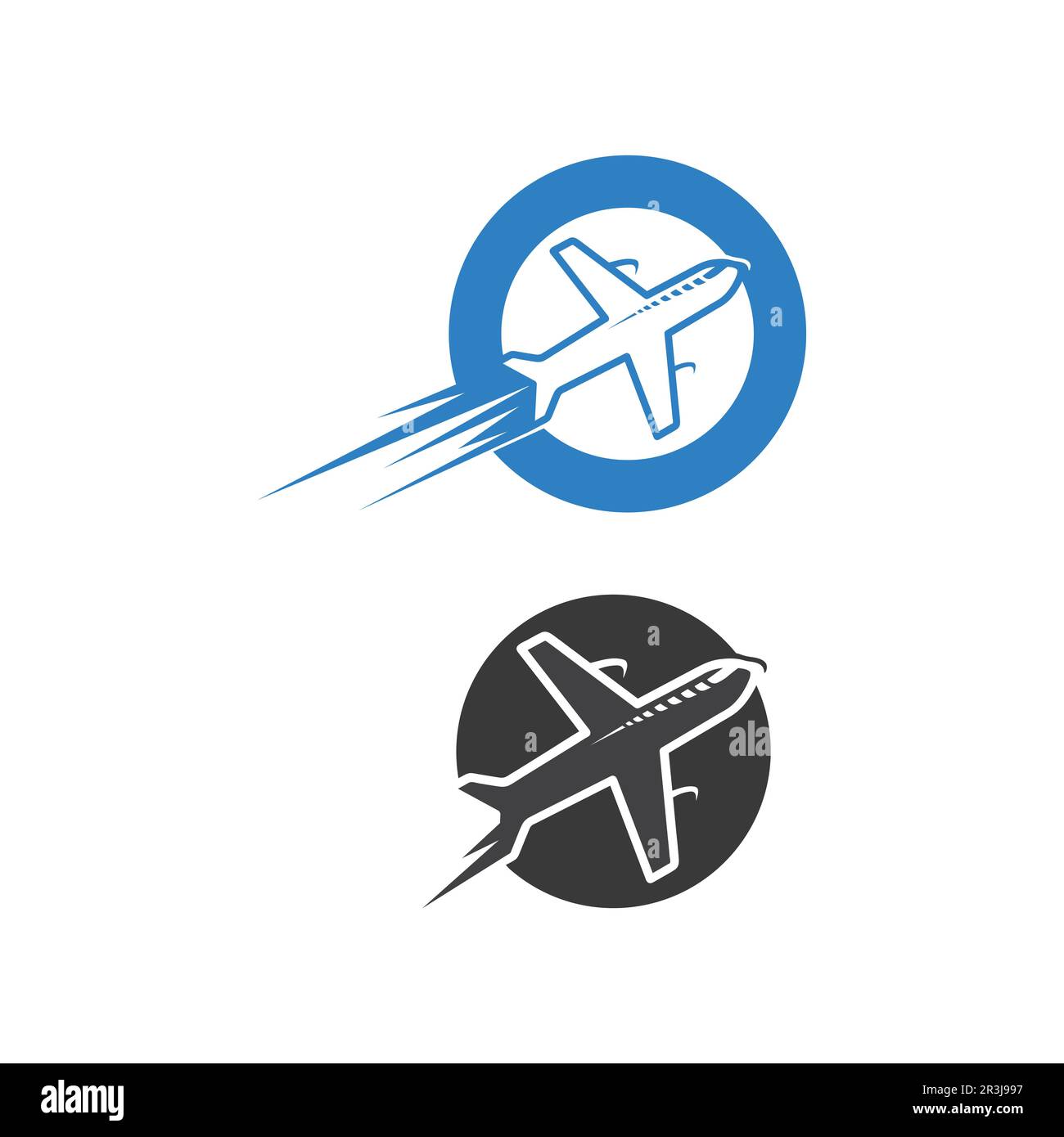 Flight aeroplane vector and logo design Transportation Stock Vector ...