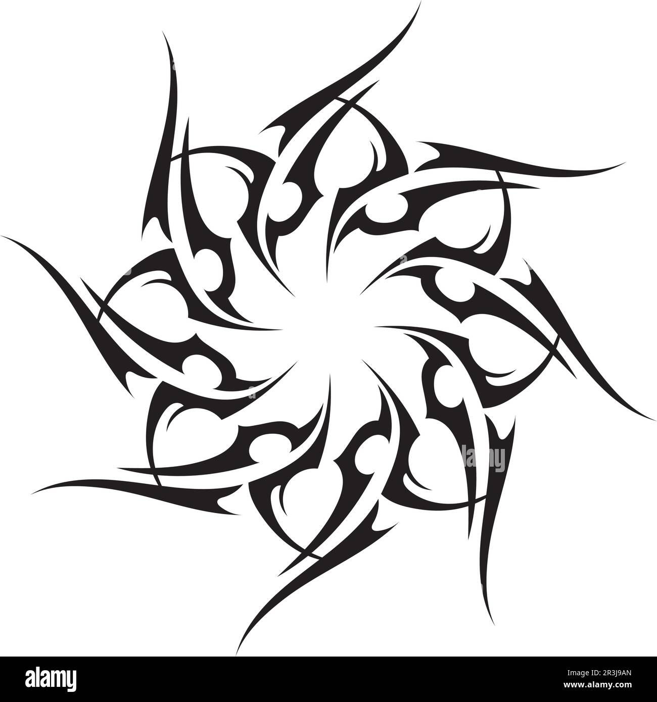 Tattoo Design Star Tribal