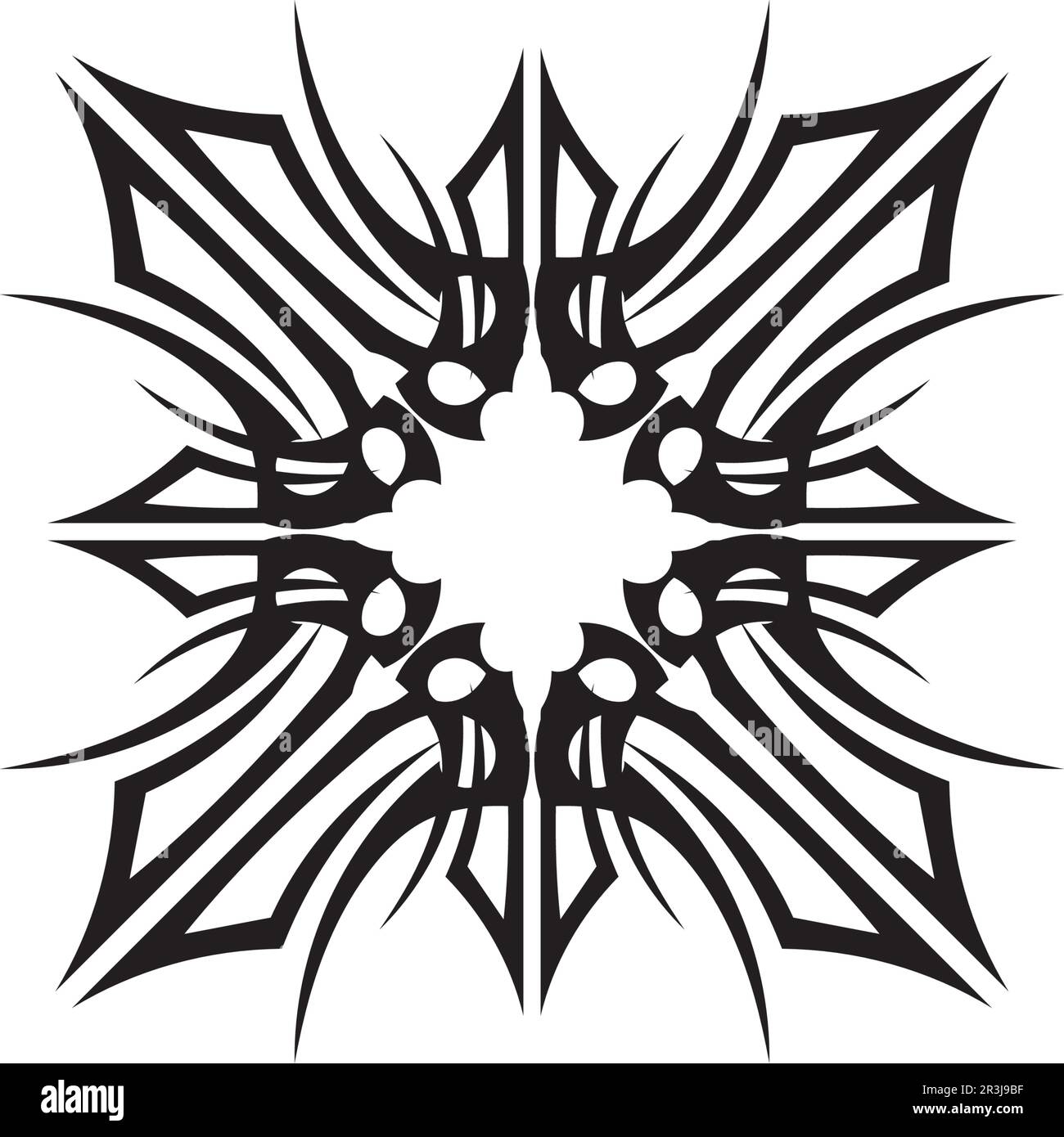 Tattooed tattooist tattoo Stock Vector Images - Alamy