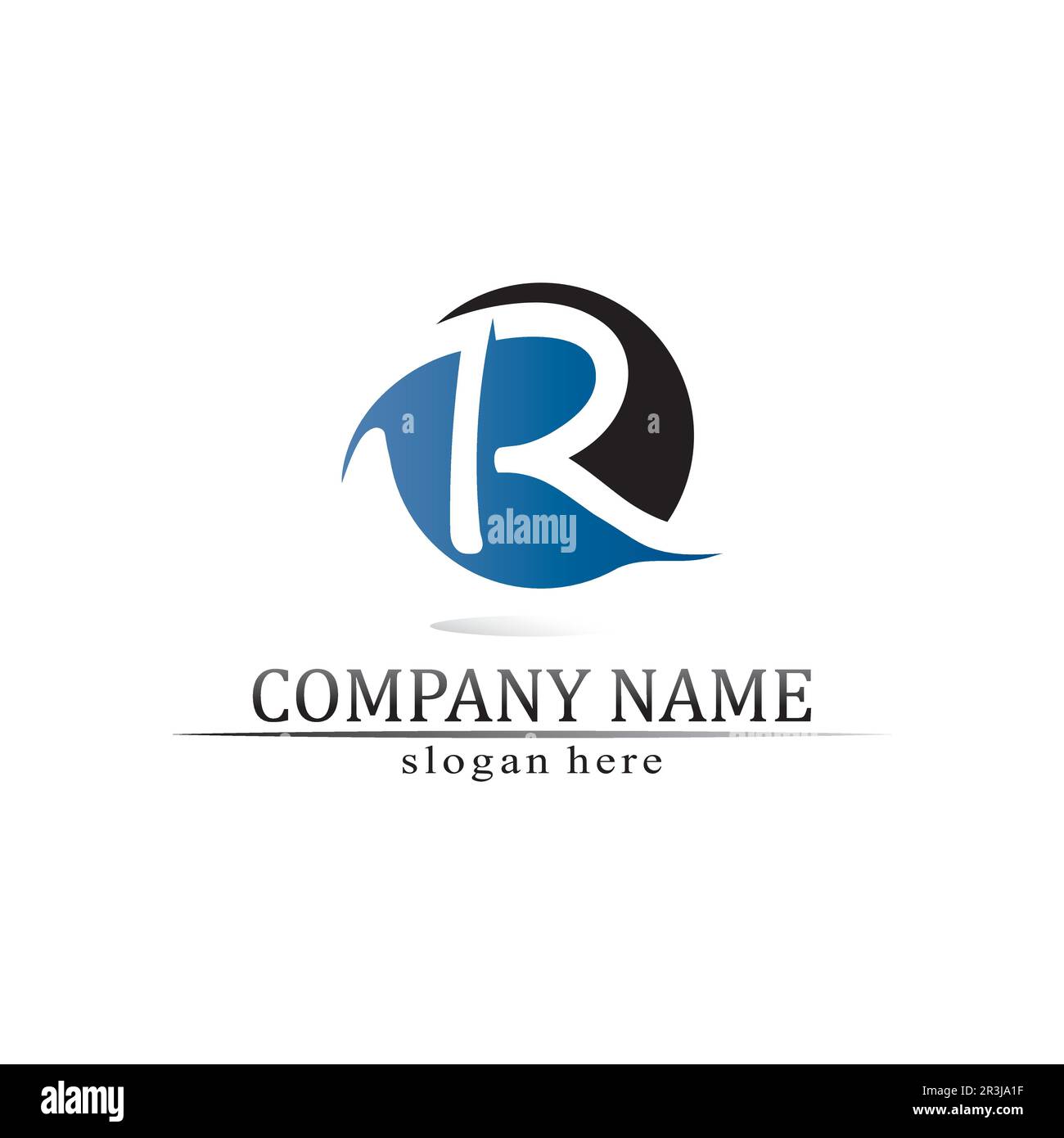 R plus logo vector vectors hi-res stock photography and images - Alamy