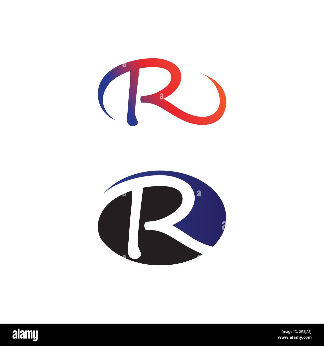 R plus logo vector vectors hi-res stock photography and images - Alamy