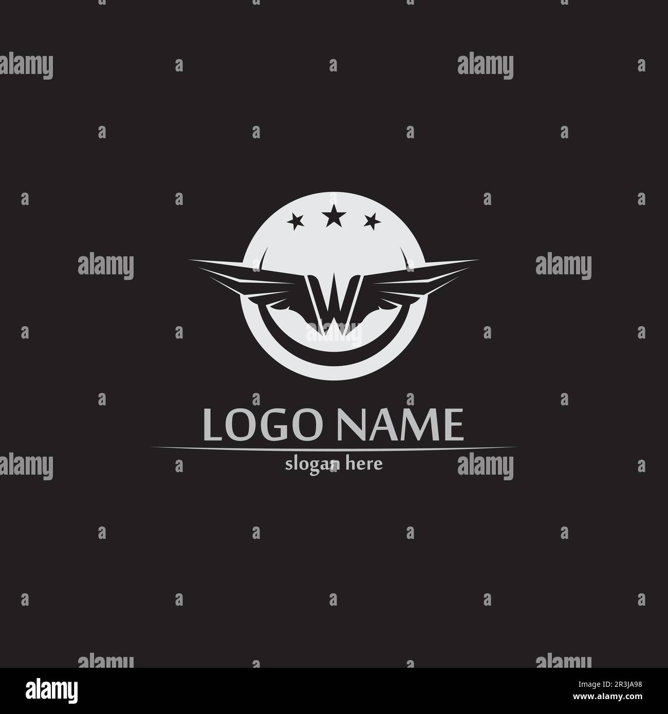 Wing bird falcon love logo Stock Vector Image & Art - Alamy