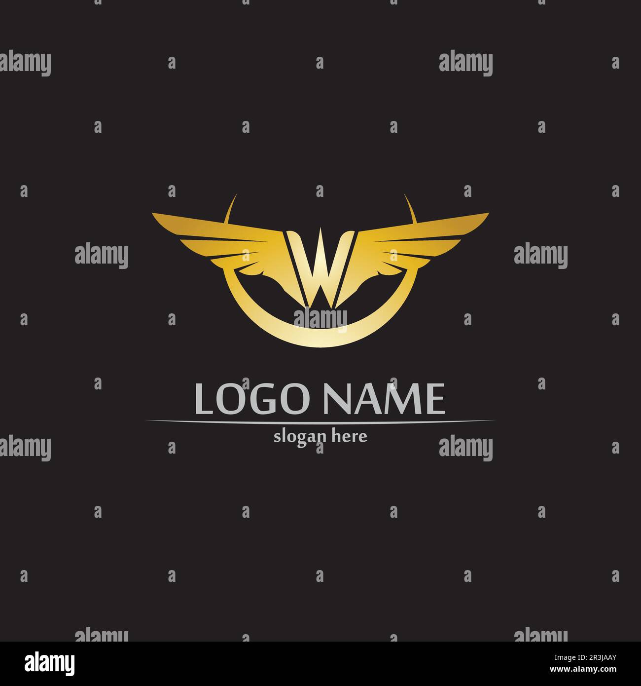 Wing bird falcon love logo Stock Vector Image & Art - Alamy