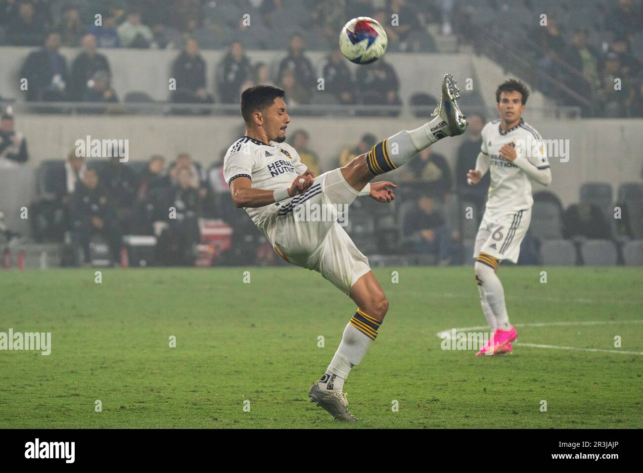 Los Angeles Galaxy midfielder Marco Delgado (8) during a Lamar Hunt U.S ...