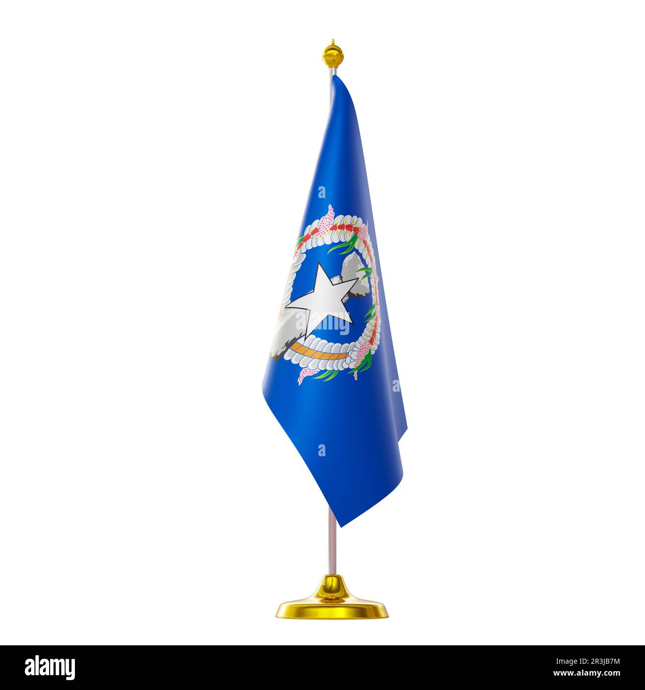 Cnmi Flag Black And White