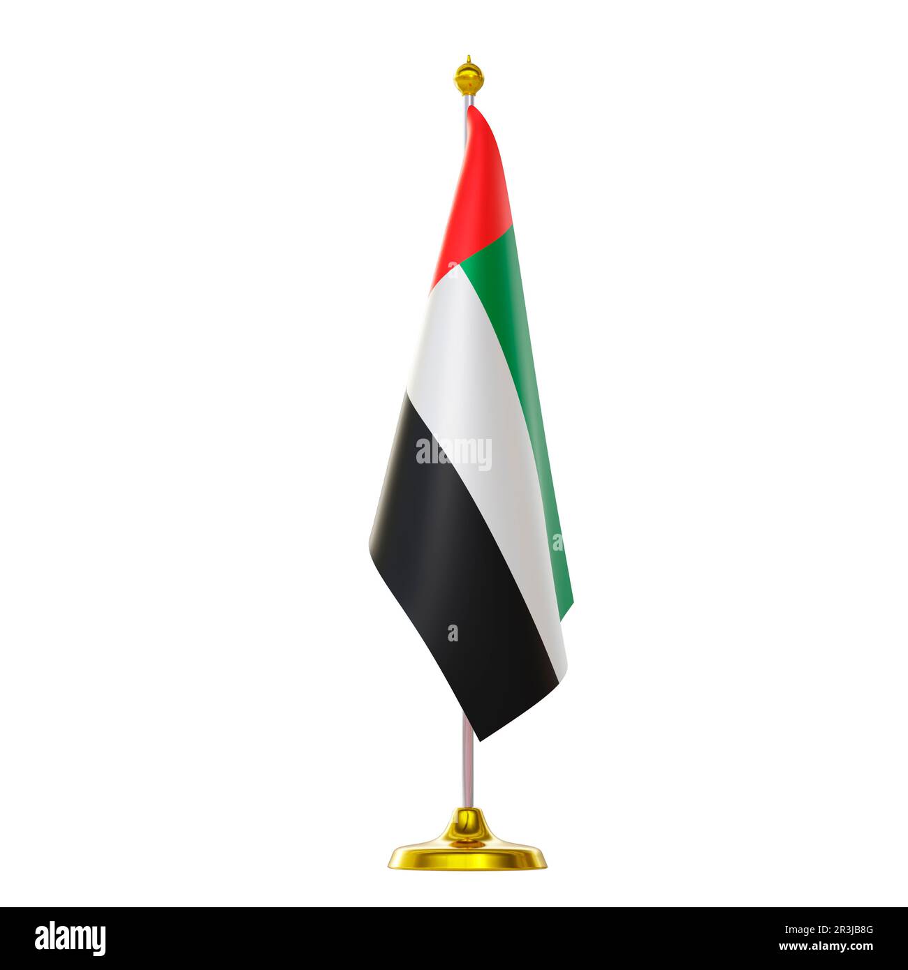 Emirates flag pole hi-res stock photography and images - Alamy
