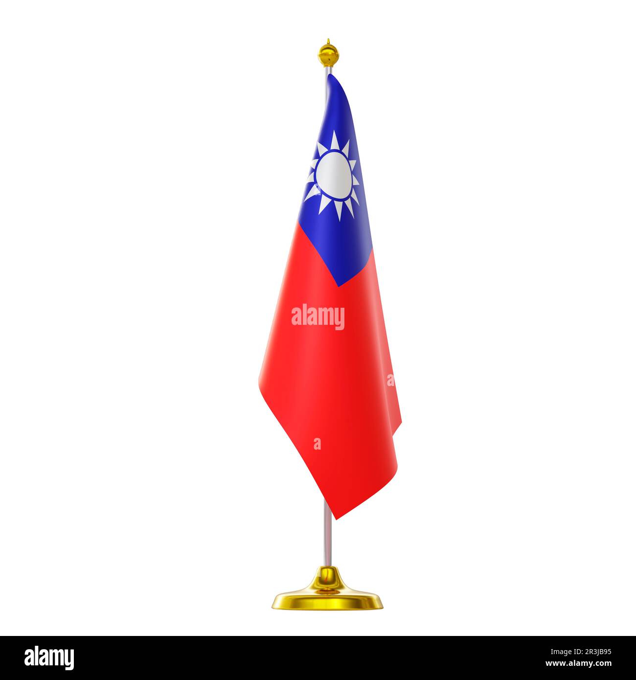 Taiwan flag pole hi-res stock photography and images - Alamy