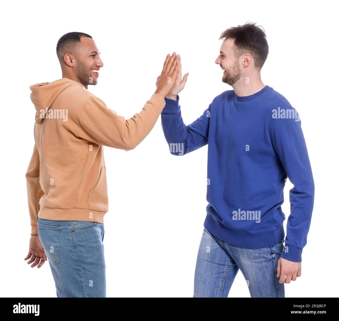 Support community high five hi-res stock photography and images - Alamy