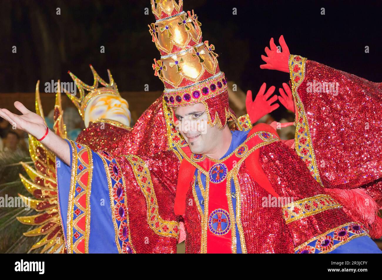 Dancer at the Gualeguaychu Carnival, Entre Rios Province, Argentina ...