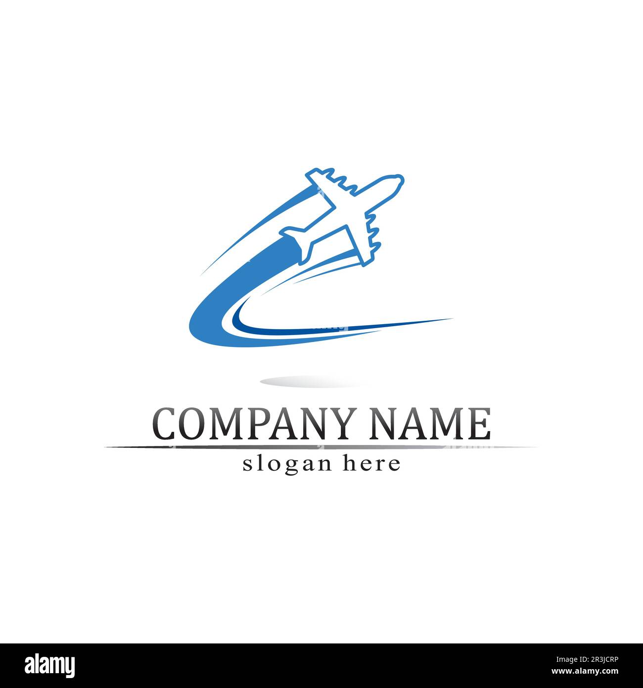 Flight aeroplane vector and logo design Transportation Stock Vector ...