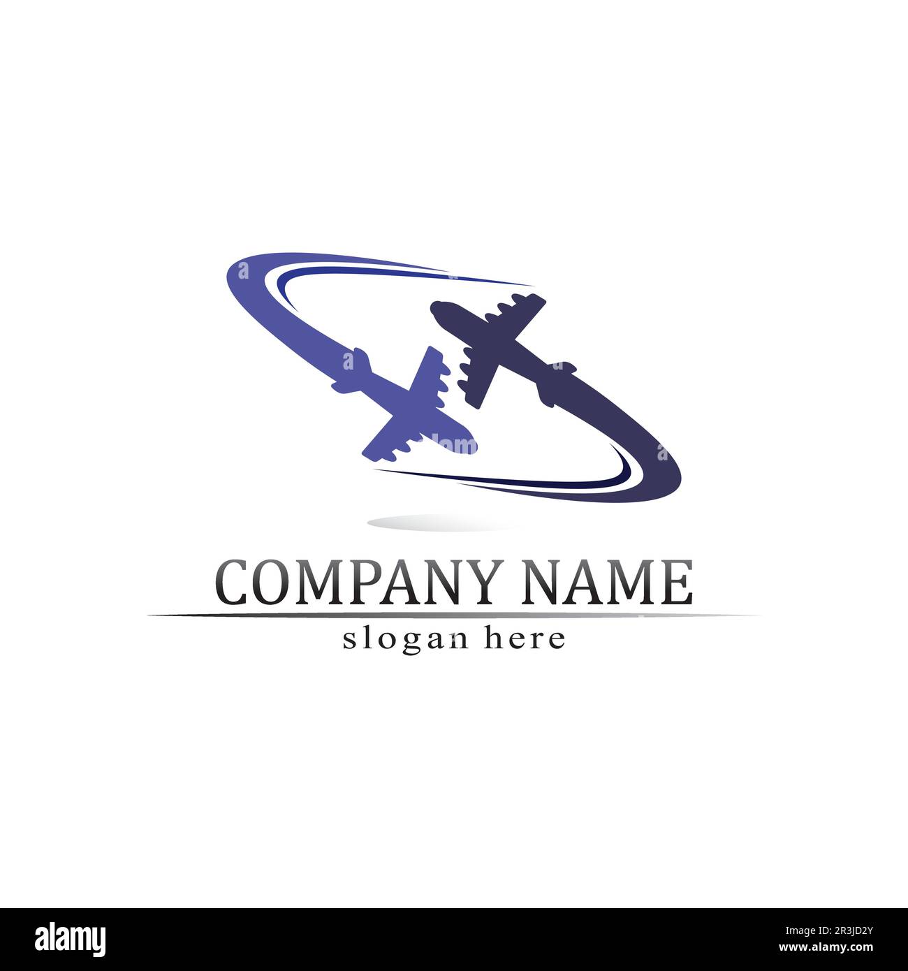 Flight aeroplane vector and logo design Transportation Stock Vector ...