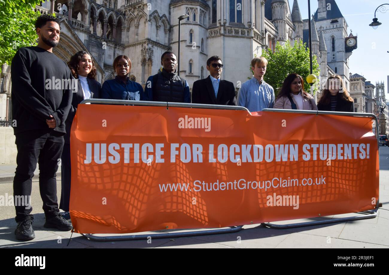 Justice for lockdown students hi-res stock photography and images - Alamy