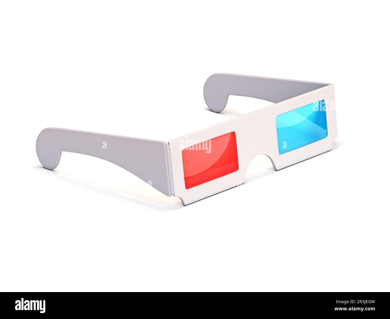 3D glasses side view 3D Stock Photo - Alamy