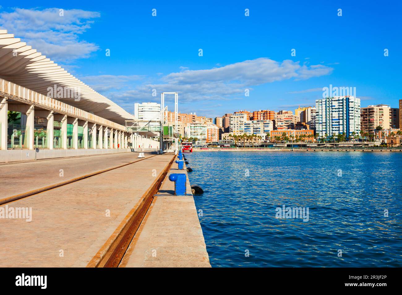 Paseo del Muelle Uno boardwalk is a popular pedestrian promenade ...