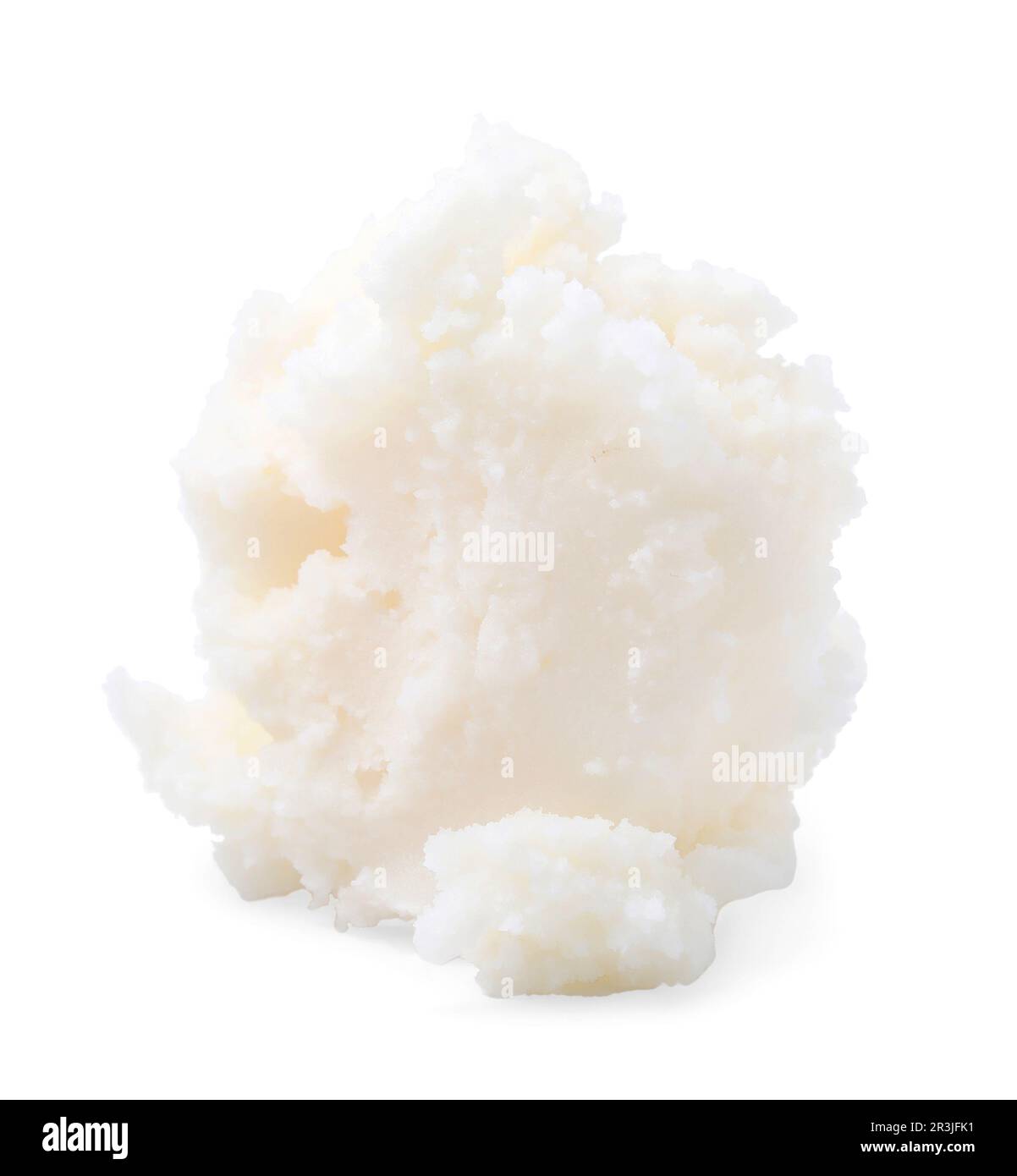 Delicious natural pork lard isolated on white Stock Photo - Alamy