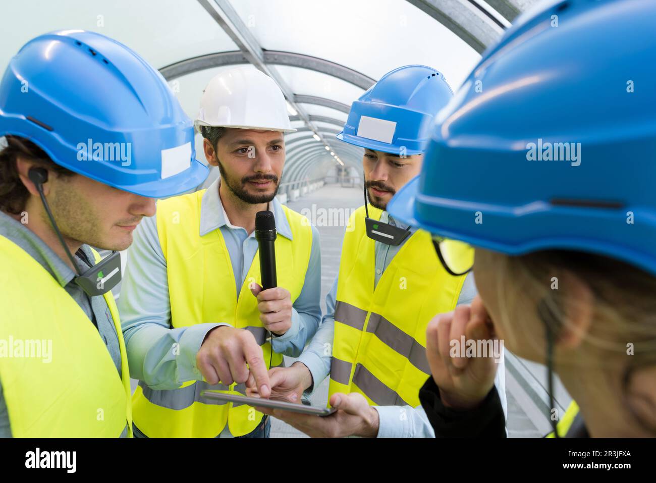Examining plans hi-res stock photography and images - Alamy