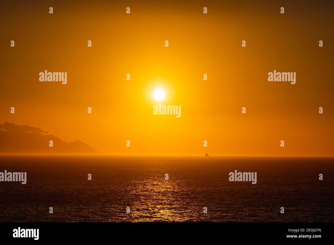 Sea sunset Turkey Stock Photo - Alamy