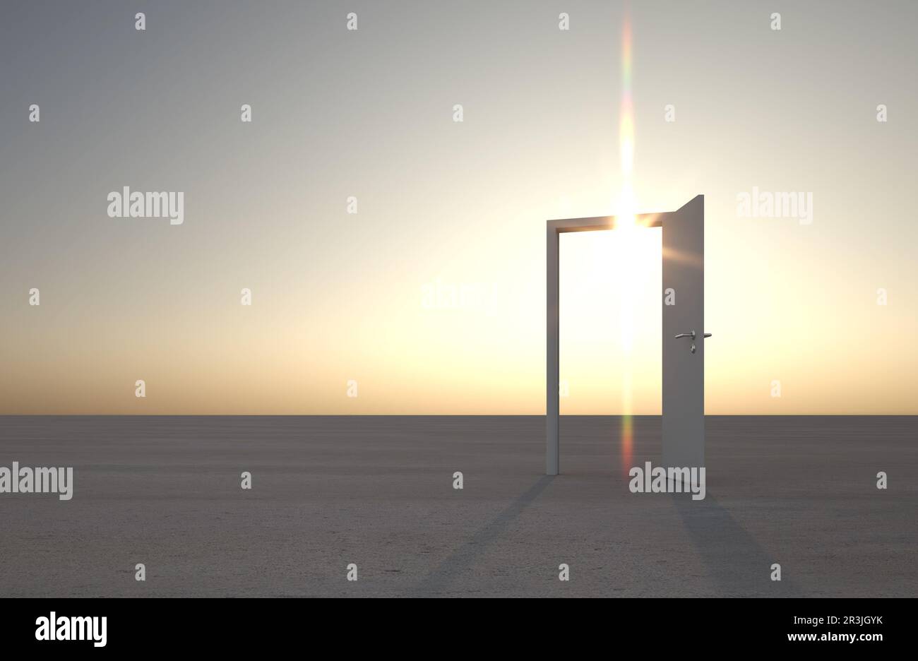 Abstract businessman in front of background - 3D Illustration Stock ...