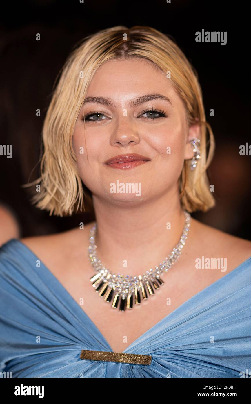 Louane poses for photographers upon arrival at the premiere of the ...