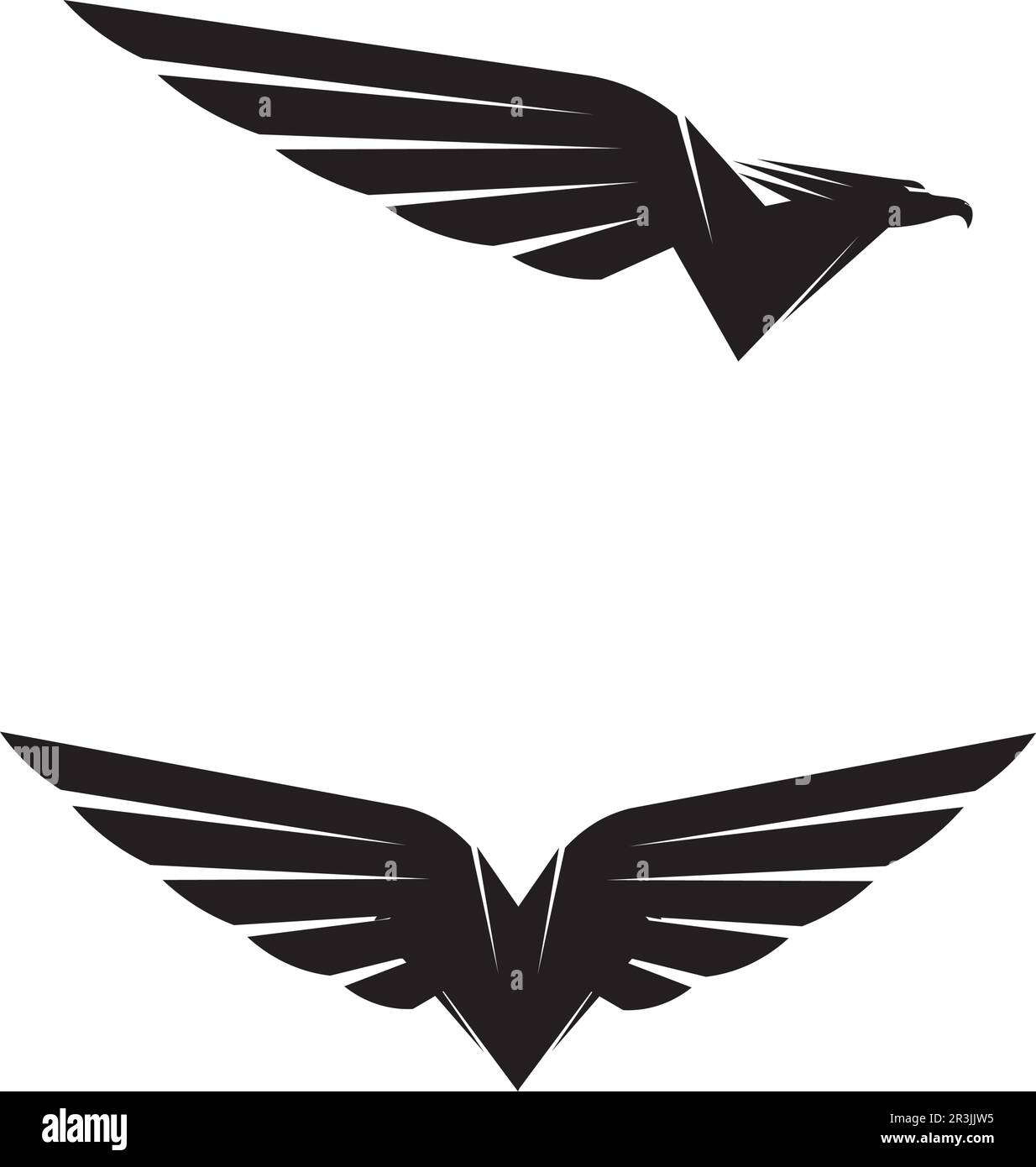 Falcon Wing Logo Falcon Wing Logo Vector Icon Design Template 2996993
