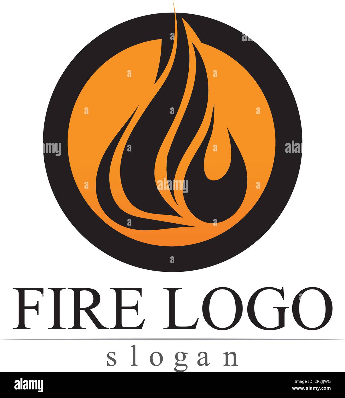 Fire flame nature logo and symbols icons template Stock Vector Image ...