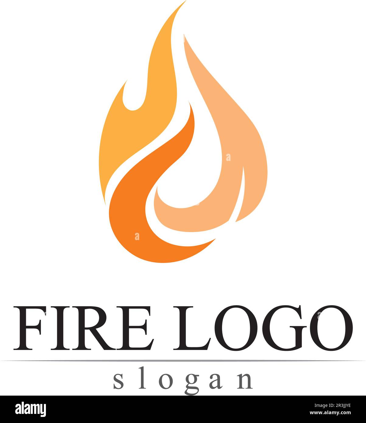 Fire flame nature logo and symbols icons template Stock Vector Image ...