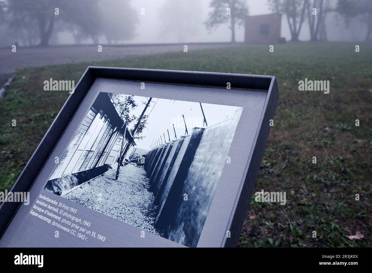 Isolation barracks in Buchenwald concentration camp, Weimar, Thuringia ...