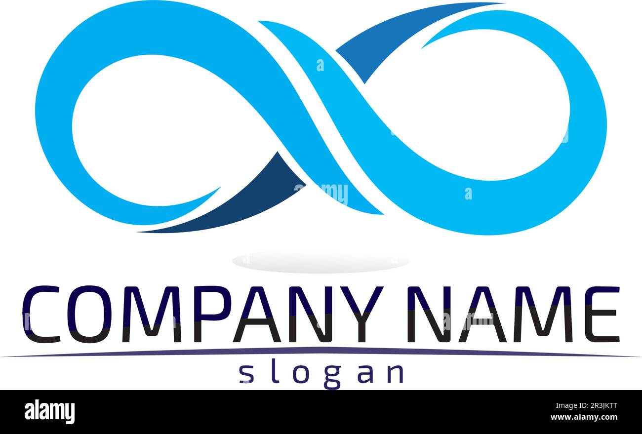 infinity logo and symbol template icons app design Stock Vector Image ...