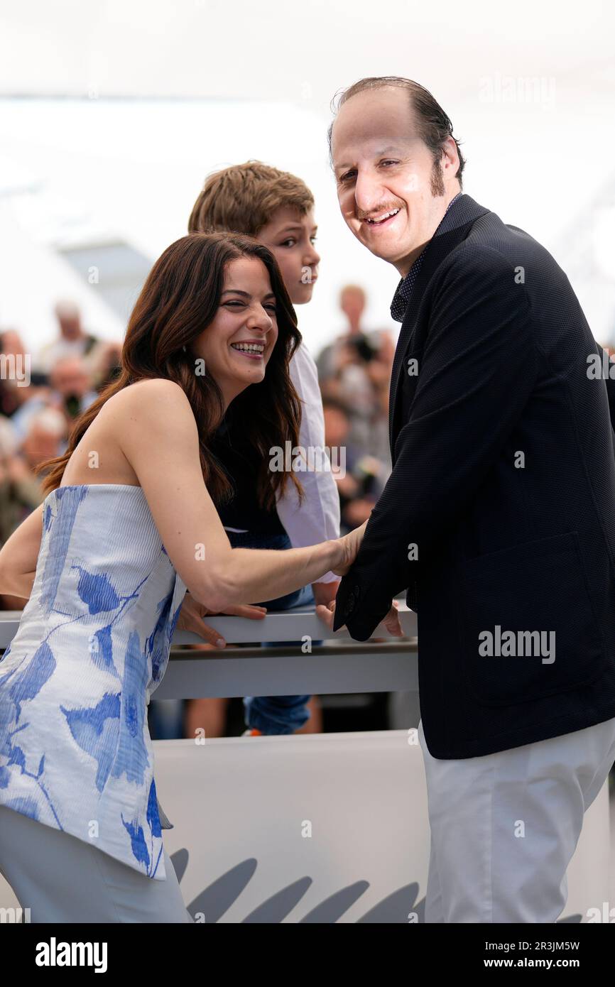 Barbara Ronchi, from left, Enea Sala, and Fausto Russo Alesi pose for ...