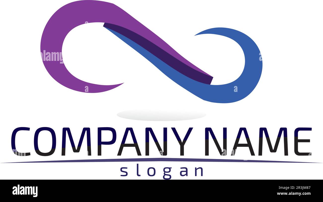 infinity logo and symbol template icons app design Stock Vector Image ...