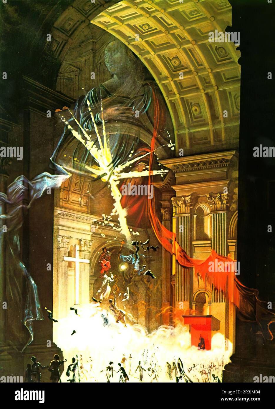 Salvador Dali - St Peter's in Rome (Explosion of Mystical Faith in the ...